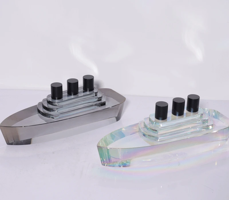 Luxury Crystal Ship Model - Perfect for Indoor Party Decor