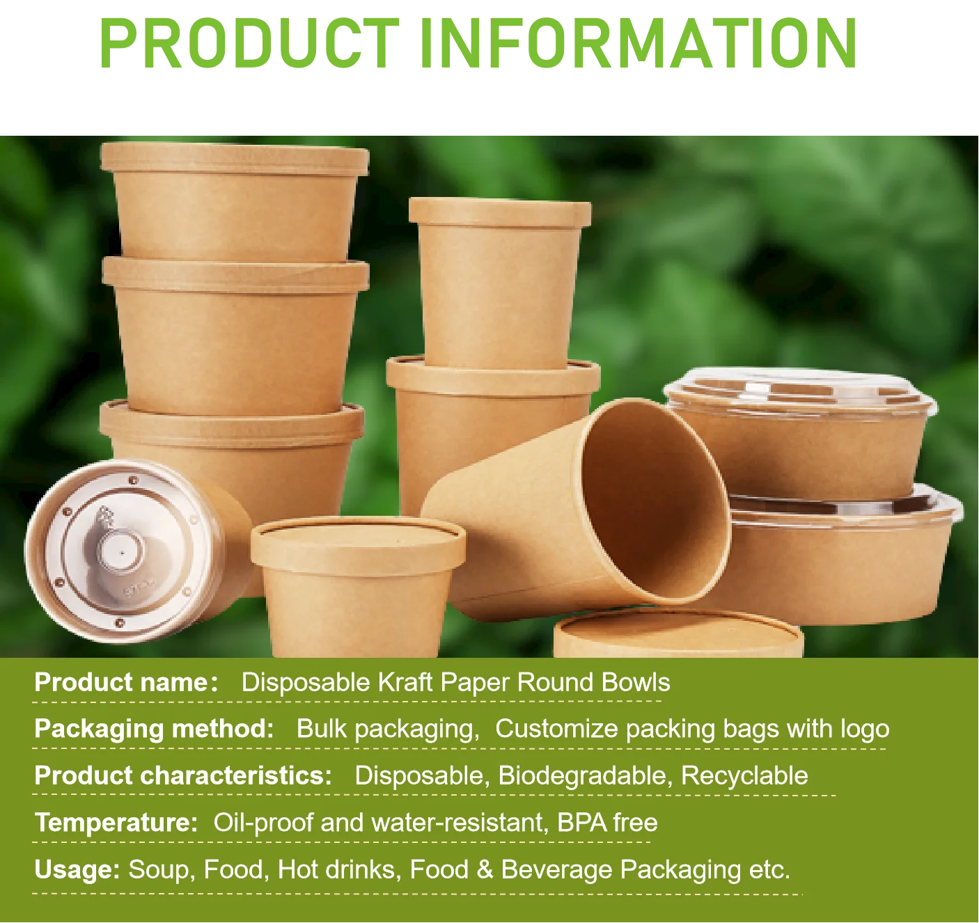 Factory Wholesale Disposable Fast Food Paper Bowl,25oz 840ml Paper ...