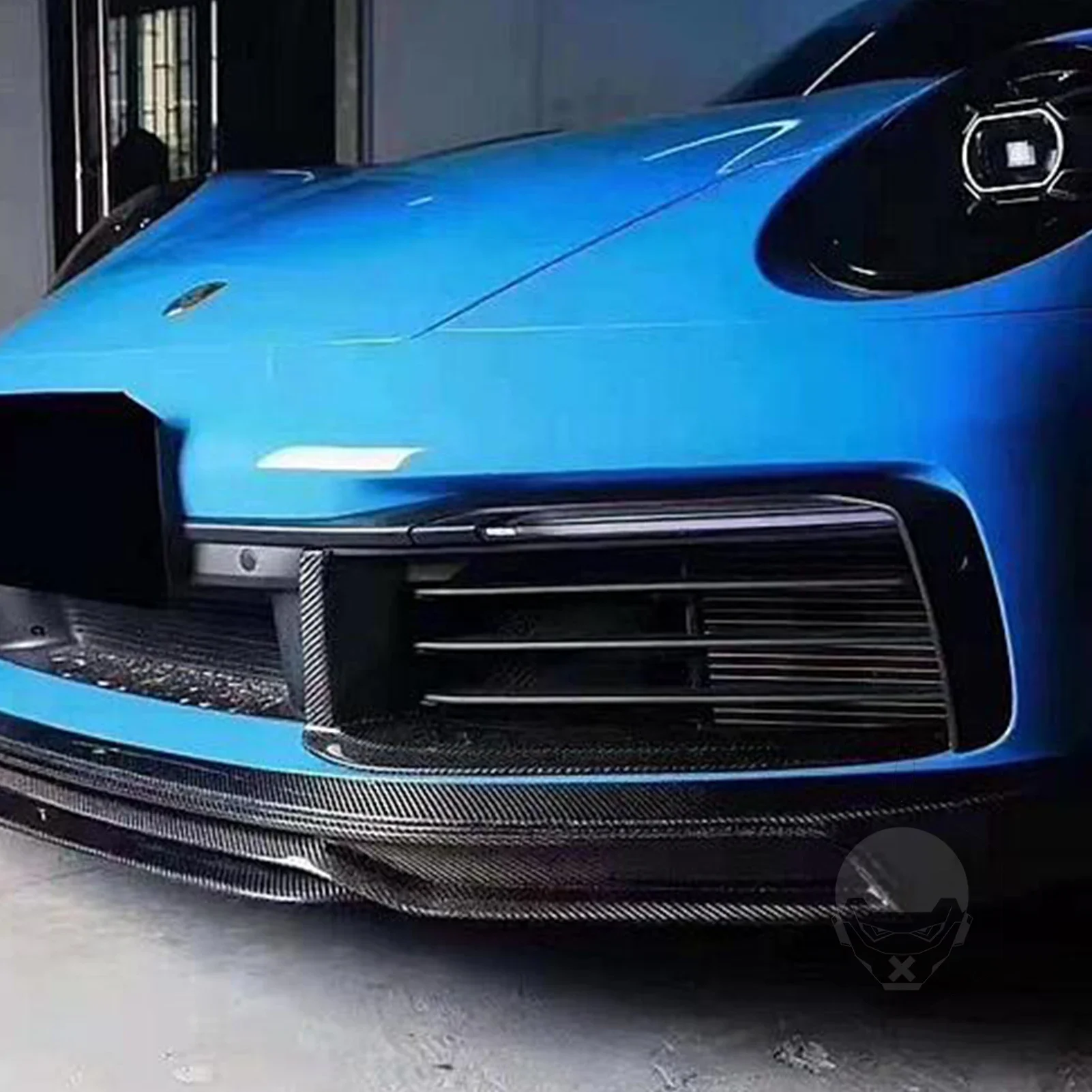 For Porsche 911 992 2019-2022 Carbon Fiber Front Lip AirInlet Wind ...