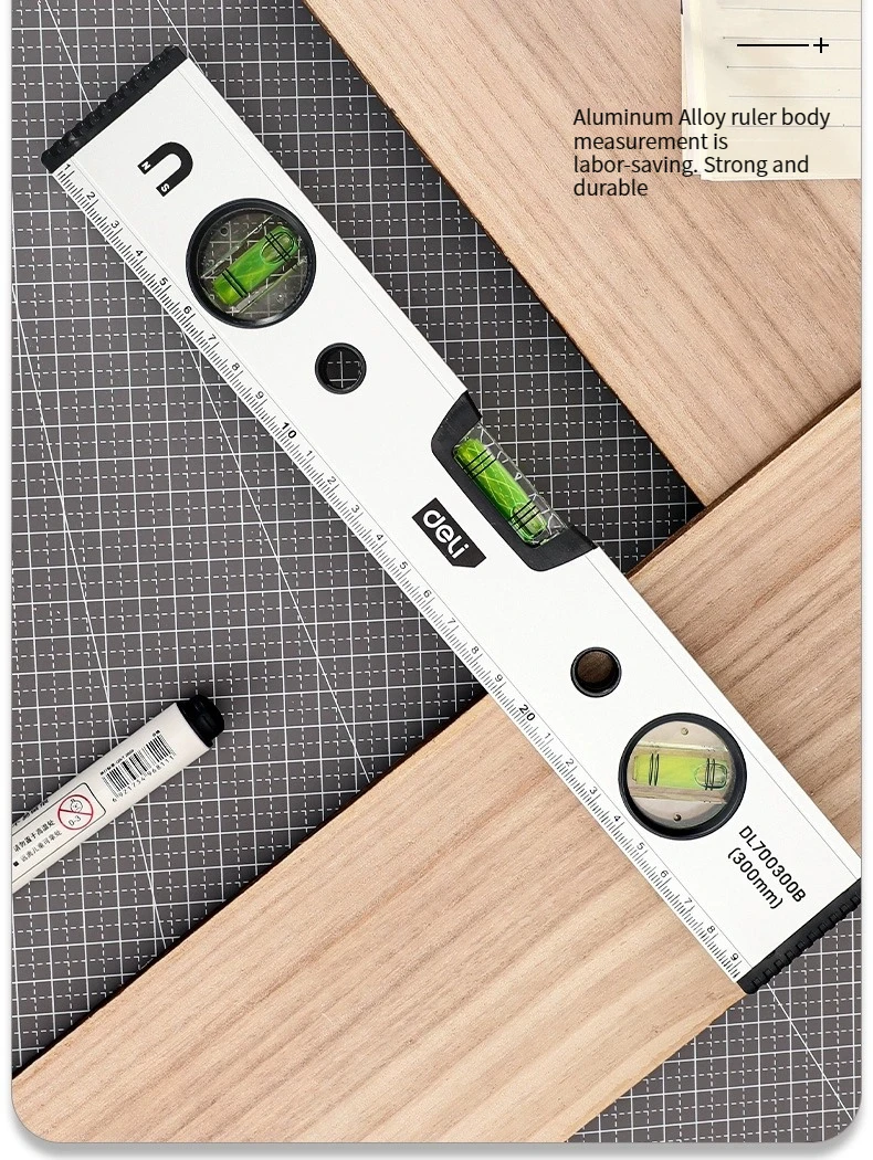 Deli 700400B Tool Level Ruler High Precision Balancer Strong Magnetic ...