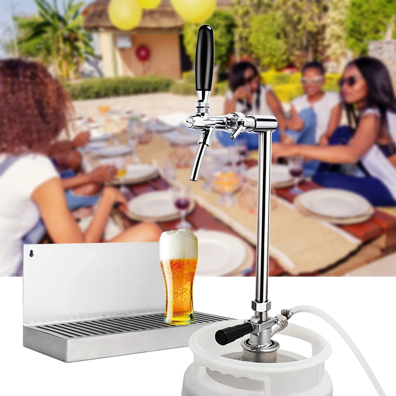 Vertical Beer Tap Pole Keg Coupler Adapter Conversion Kit Kegerator Tap ...