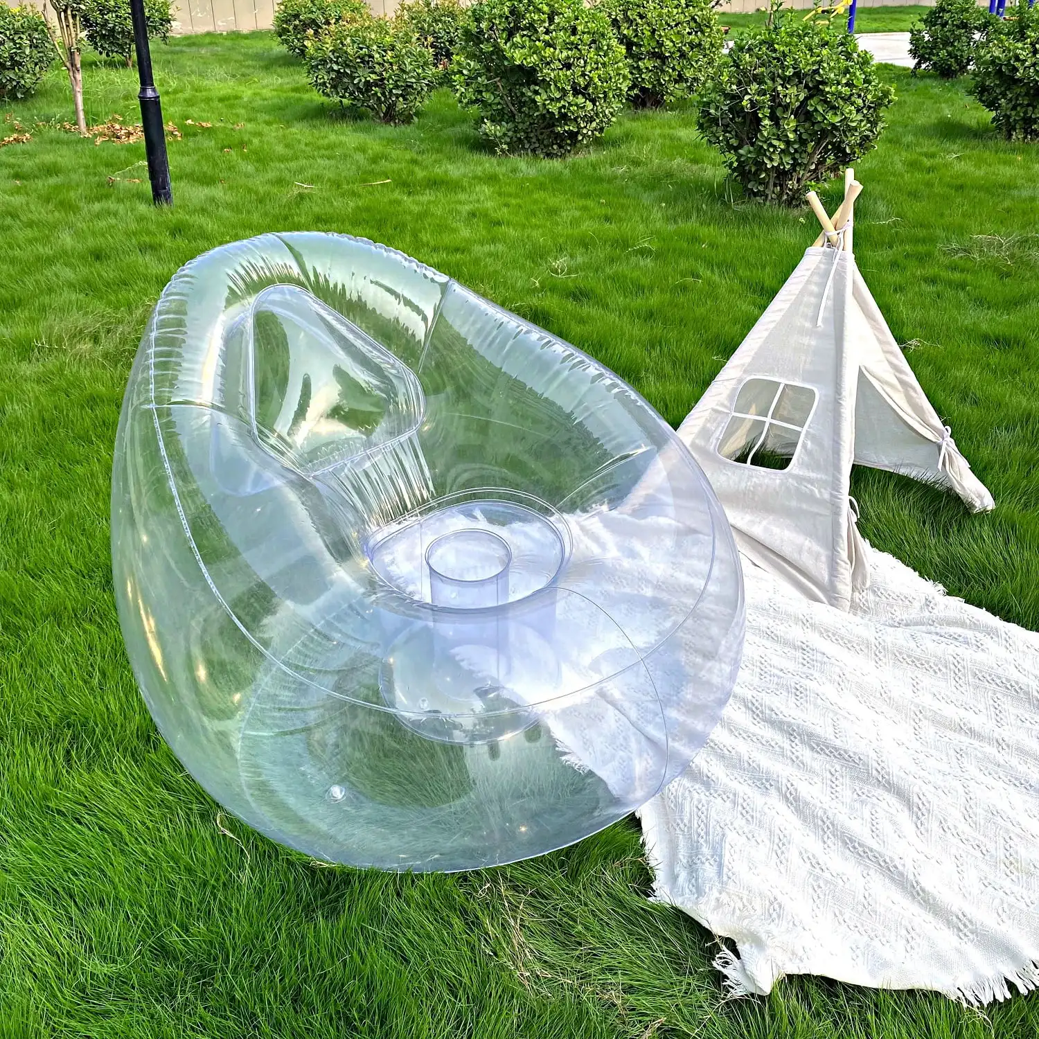 Hot Star Models Inflatable Sofa Portable Inflatable Recliner Can Be ...