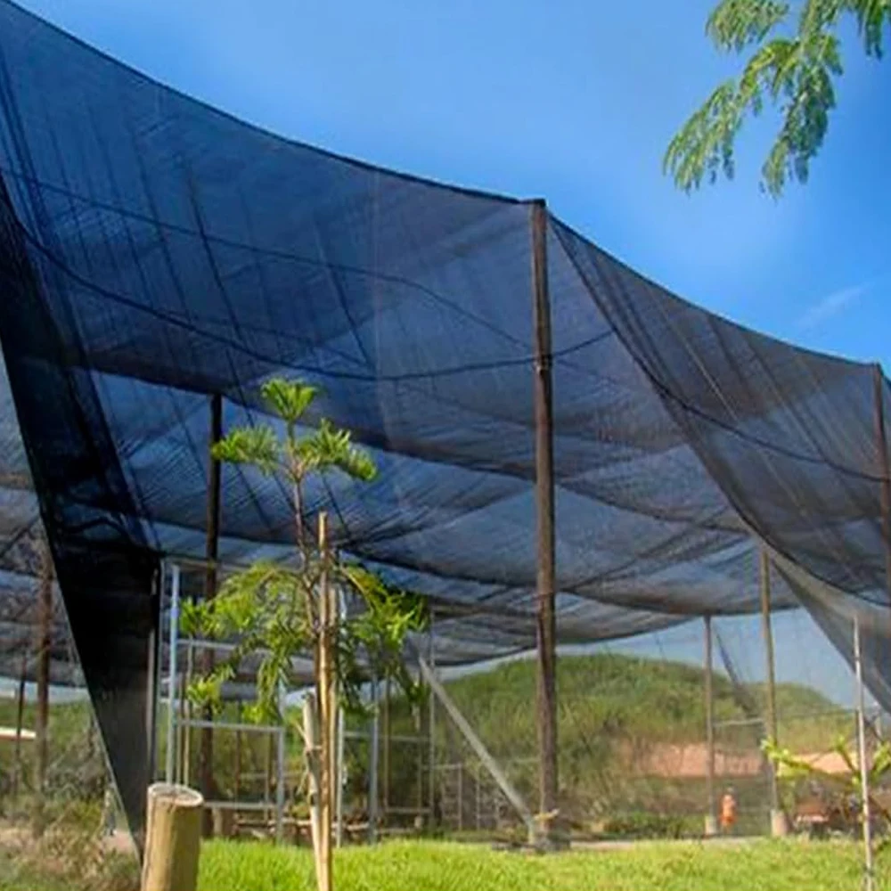 Green HDPE Parking Shed Shade Courtyard Anti Uv Outdoor Shade Cloth Sun ...
