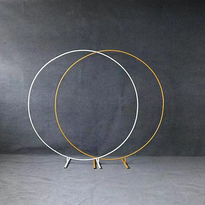 Customizable Golden Garden Wedding Balloon Arch Hoop Stand - Oem