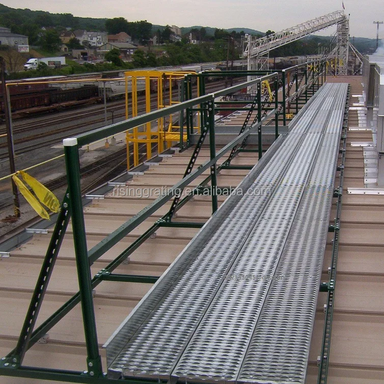 Walkway Catwalk Grip Strut Perforated Safety Grating Plank
