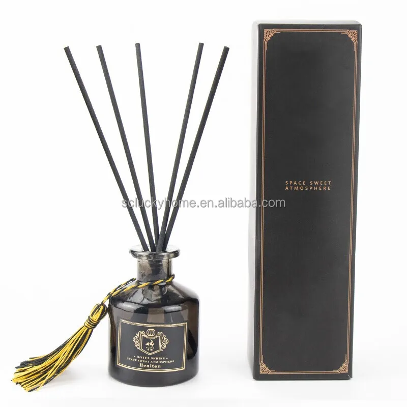 Hotel Home Luxury Oil Glass Bottle 50ml 120ml Reed Diffuser Room Air ...