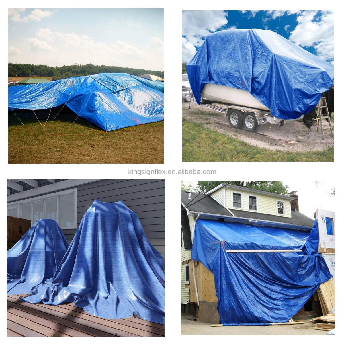 500gsm-650gsm Heavy Duty Tarps Waterproof Pvc Truck Tarpaulin Sheet ...