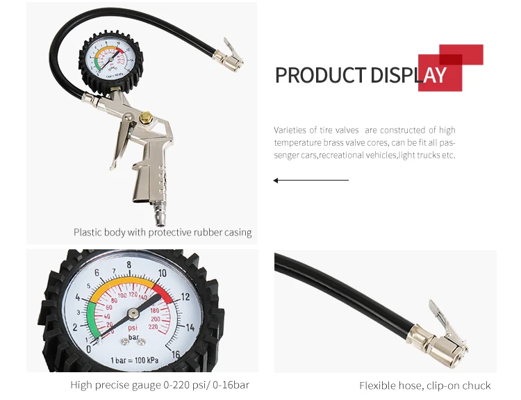 220 PSI Compressed air Tire Filler Mantel Tire Filling Gun Pressure ...