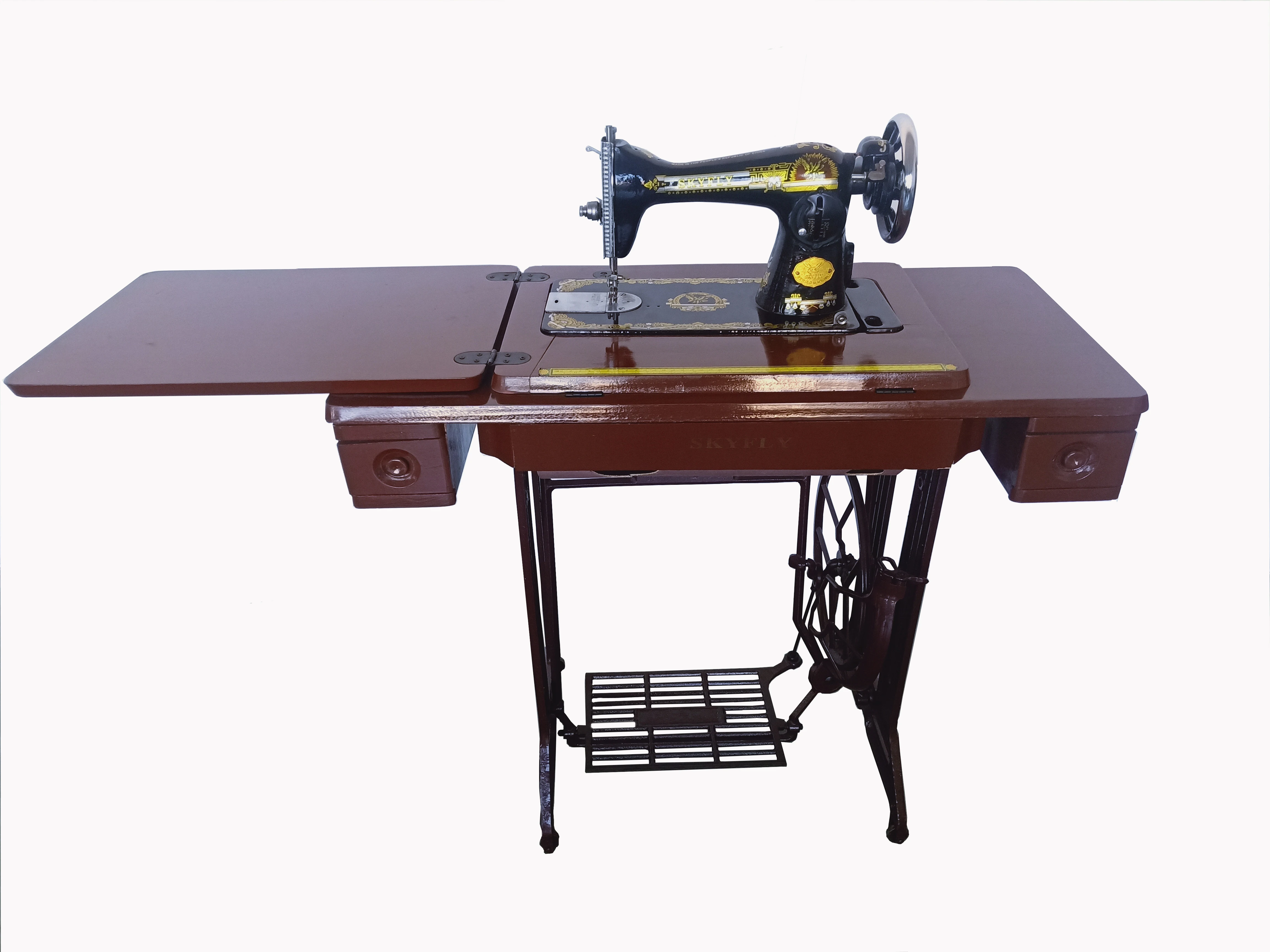 A Complete Set JA2-1 Household Sewing Machine with 3-Drawer Table and Stand