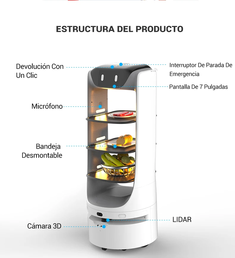 REEMAN Autonomous Food Robot - Efficient Delivery Solutions