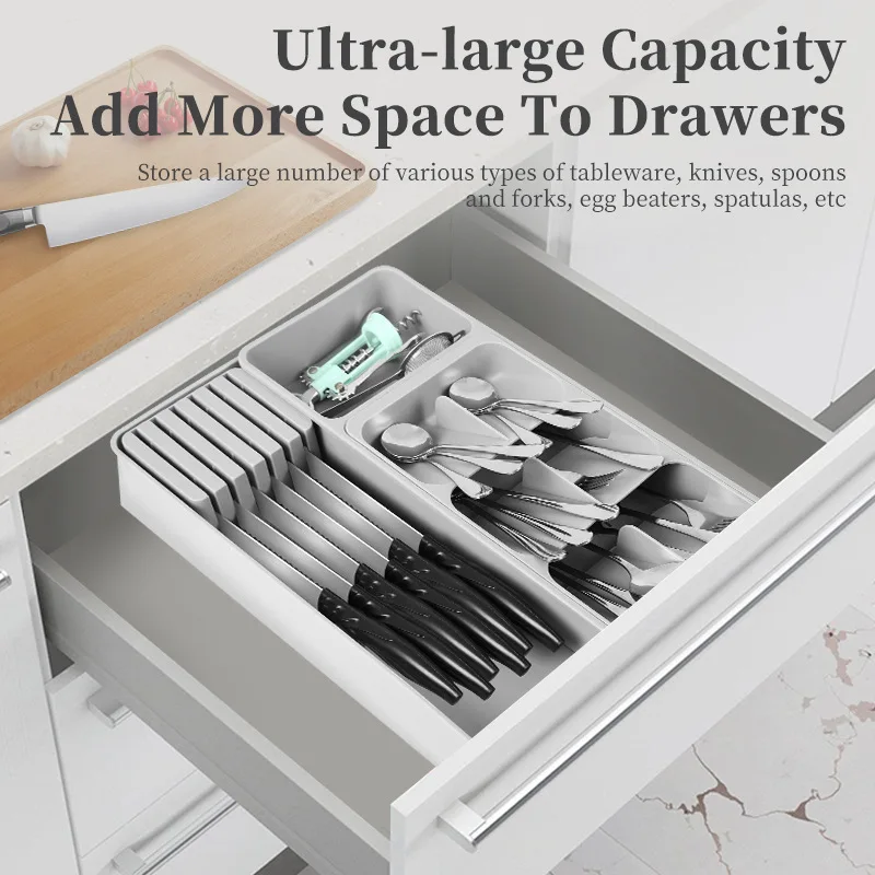 Efficient Kitchen Storage - Home Drawer Divider & Organizer