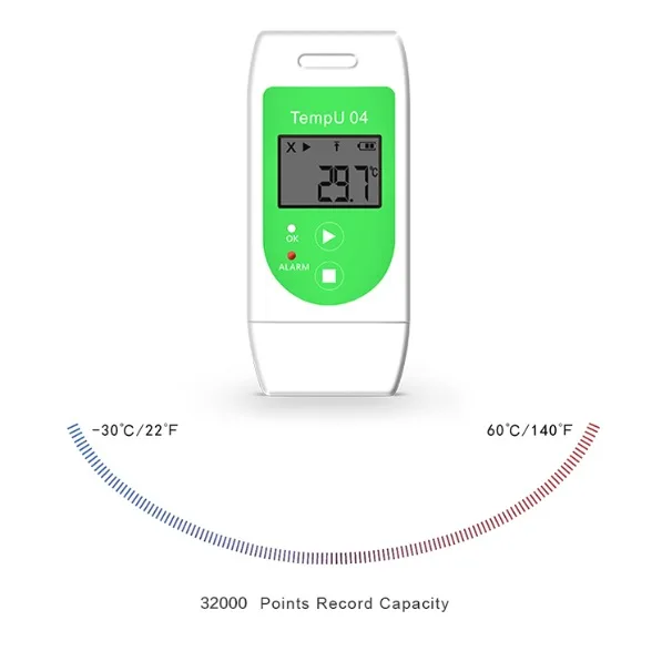 Multipurpose Cold Chain Humidity Temperature Recording Data Logger Easy ...