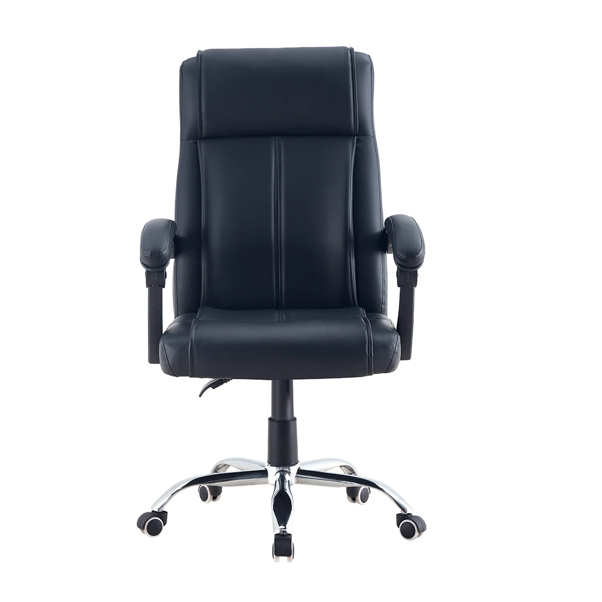 Office Chair Load Bearing 200kg Black Pu Leather Reclining Chair - Buy ...