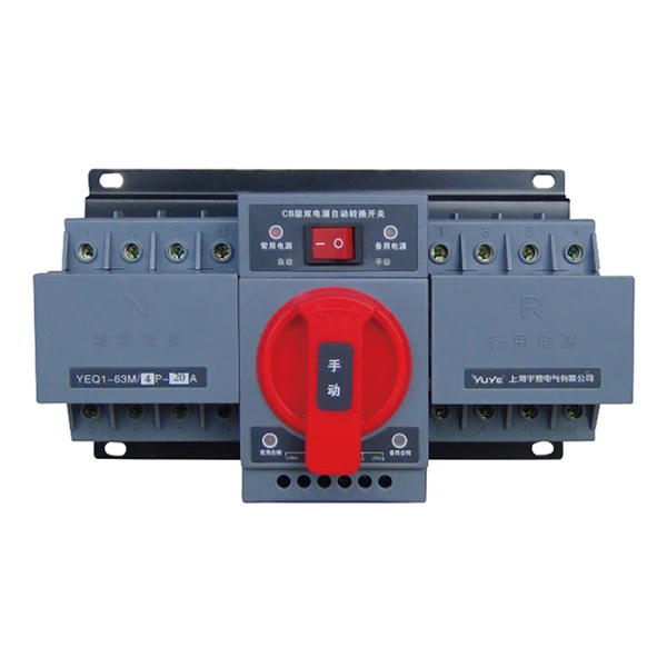 Yuye 63a Single Phase Three Phase Ats Automatic Transfer Switch - Buy ...