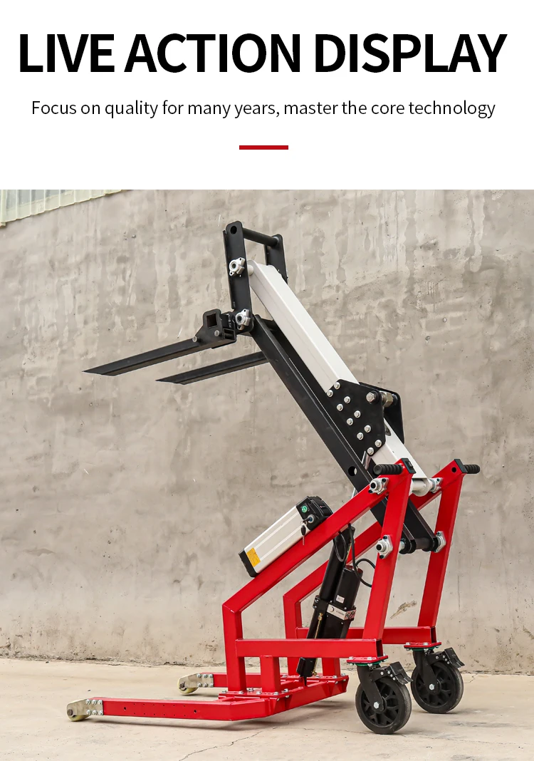 Portable Electric Forklift - Efficient High-Capacity Handling