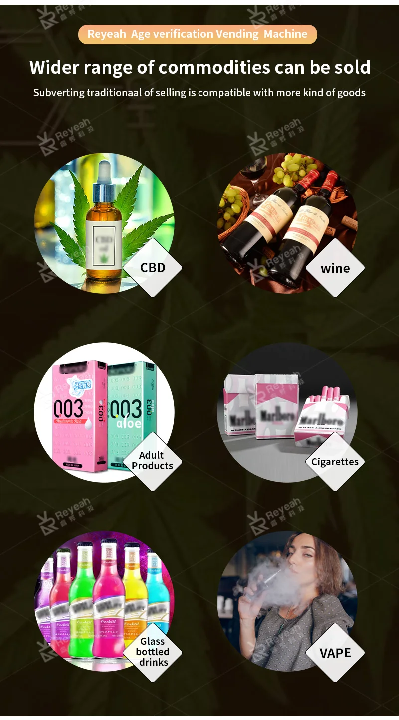 Combo Maquina Expendedora Outside Vending Machines Cbd Perfume Vending ...