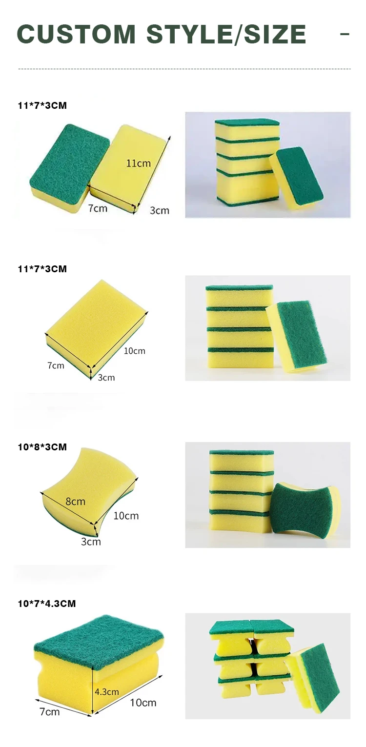 Dishwashing Sponge Kitchen Utensils Dishwashing Cloth Household ...