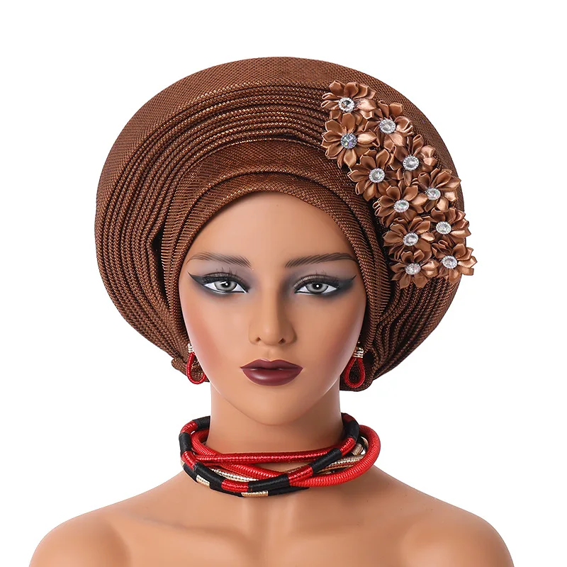 Wholesale 2024 Girl's Rhinestone Turban Cap - Luxury Headtie