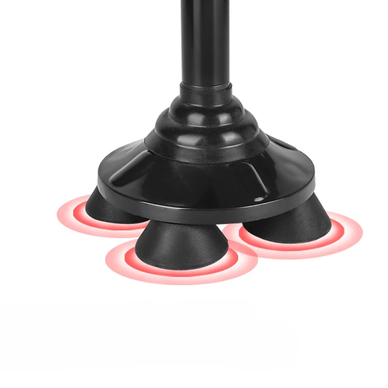 4 Legs Telescopic Folding Elderly Cane With Led Walking Stick Elder ...