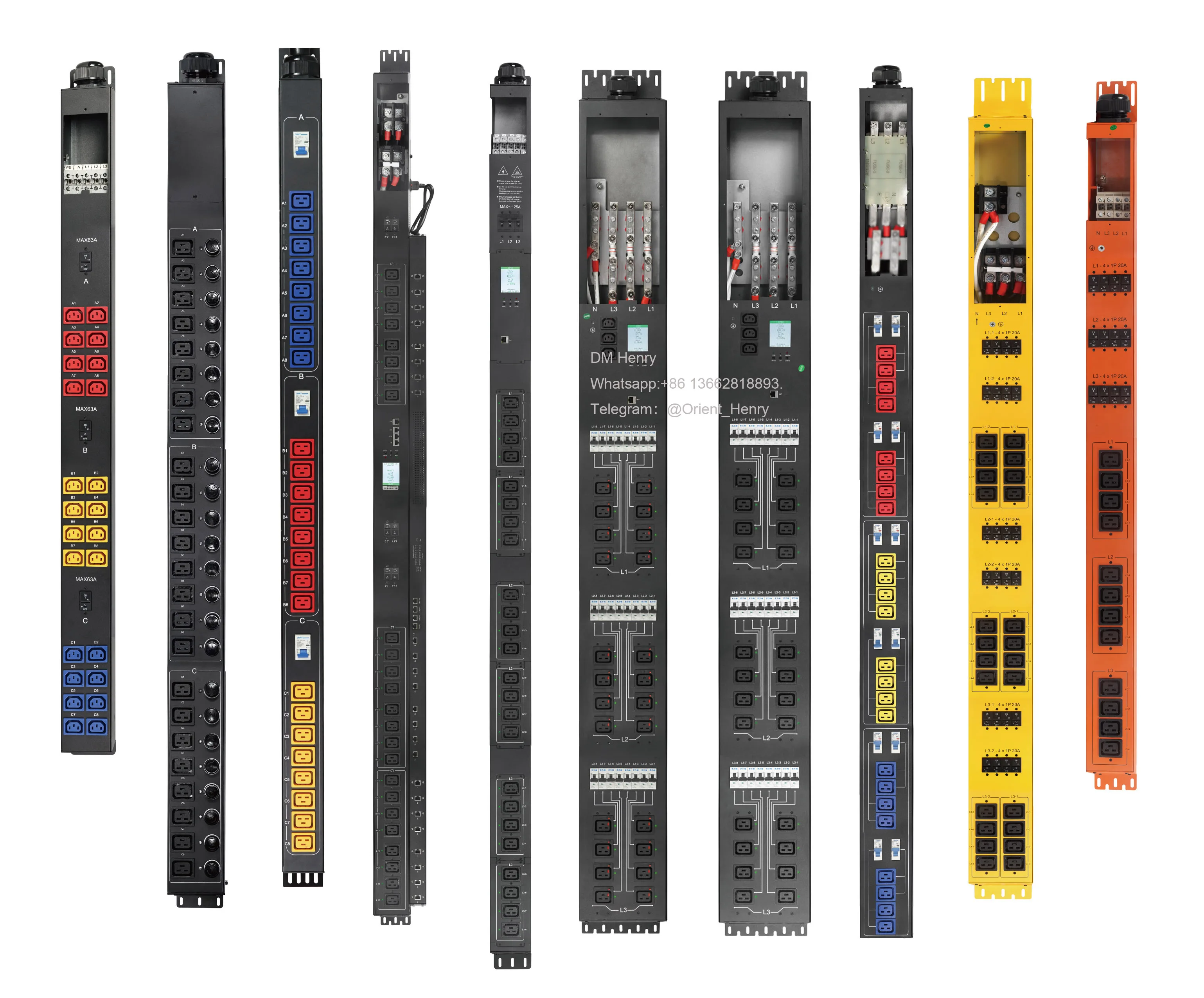 High Power Pdu Immersion Cooling Box 3phase Smart Pdu Remote Control Switch On/off C19 Clever ...