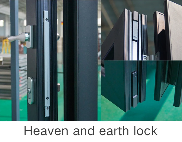 Hopo Brand Hardware High Quality Bi /double Glazing Aluminium Bifold ...