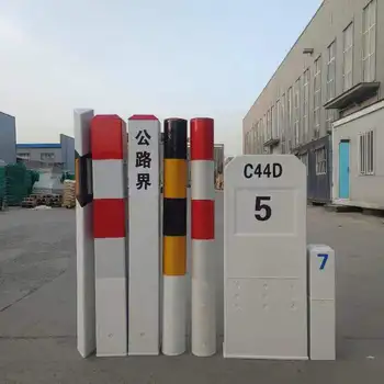 Motorway Distance Warning Marker Post Fiberglass Renfoced Polymer Sheet ...