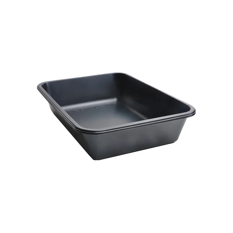 Disposable plastic fast cpet ovenable custom tray container for food ...