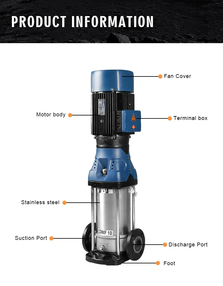Vertical Multistage Centrifugal Jockey Pump With Stainless Steel ...