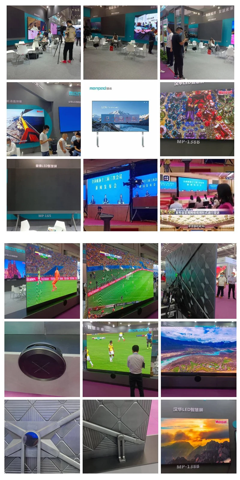 Aimenpad 150" Smart Fhd 1080p Television Set Led Conference 150 Inch Tv ...