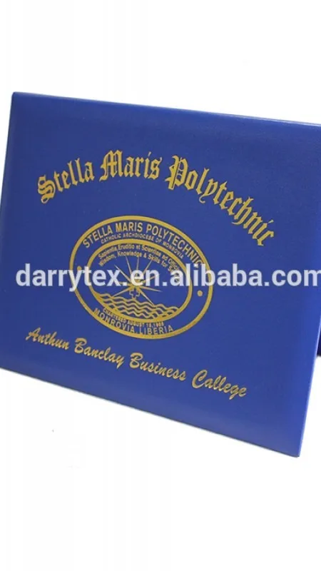 Customized Graduation Folder Leather A4 Diploma Cover Certificate ...