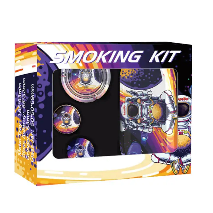 Wholesale Hot Sale Customized Logo Smoking Set Tobacco Accessories Kit ...