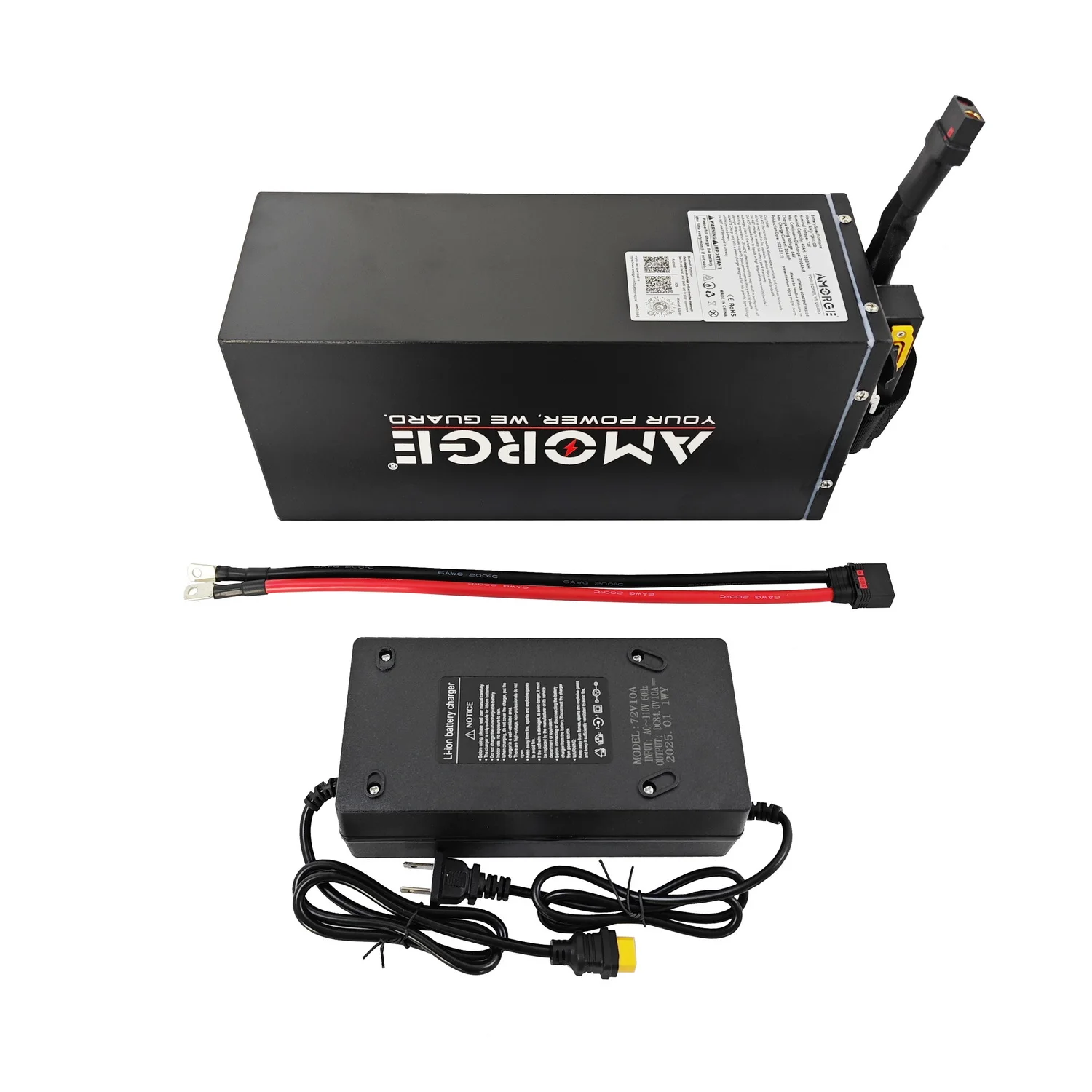 AMORGE 20S8P 72V Lithium Battery Pack with ANT Bluetooth BMS