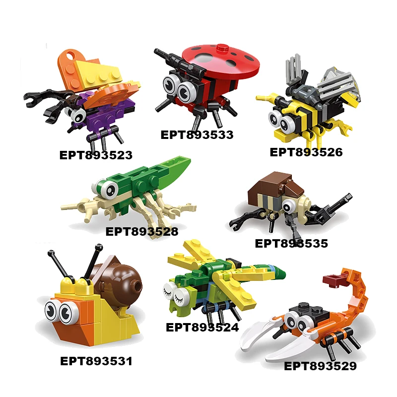 EPT 3D Cute Cartoon Diy Animal Serie Building Blocks Small Animals ...