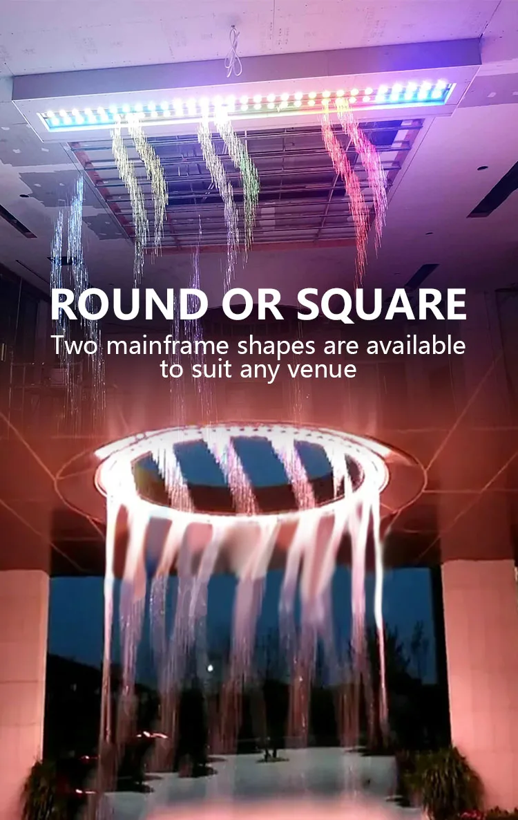2026 Customizable Modern Digital Water Curtain Spray Water Crown Garden ...