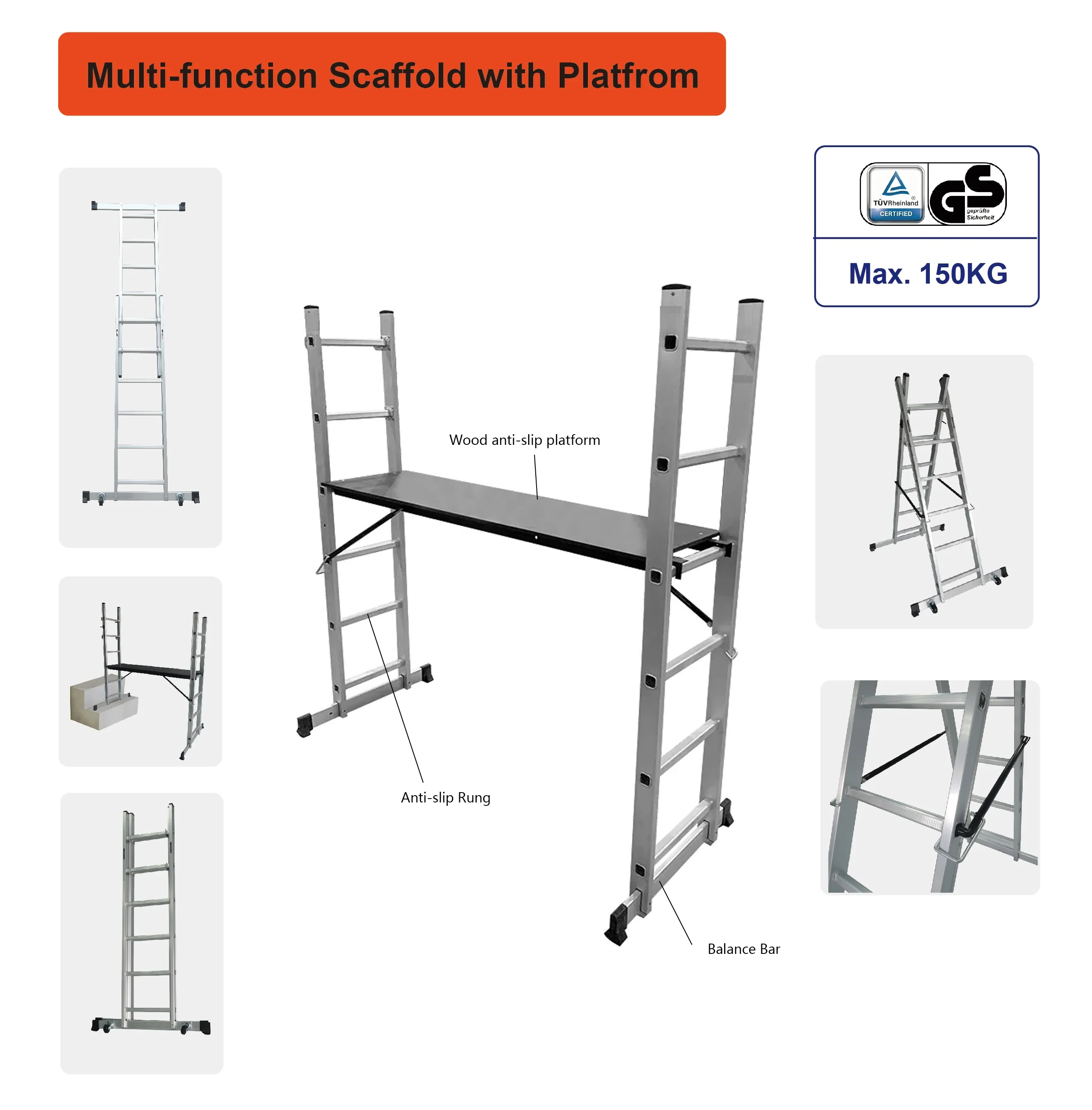 Weiken Aluminum Cheap Scaffold For Sale Multipurpose Scaffolding ...