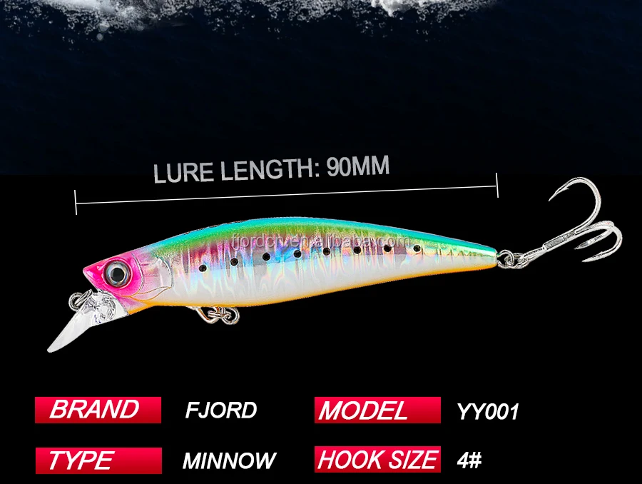 FJORD Custom Fishing Lure 90mm 31g 3d Fishing Lure Eyes Lures Saltwater ...
