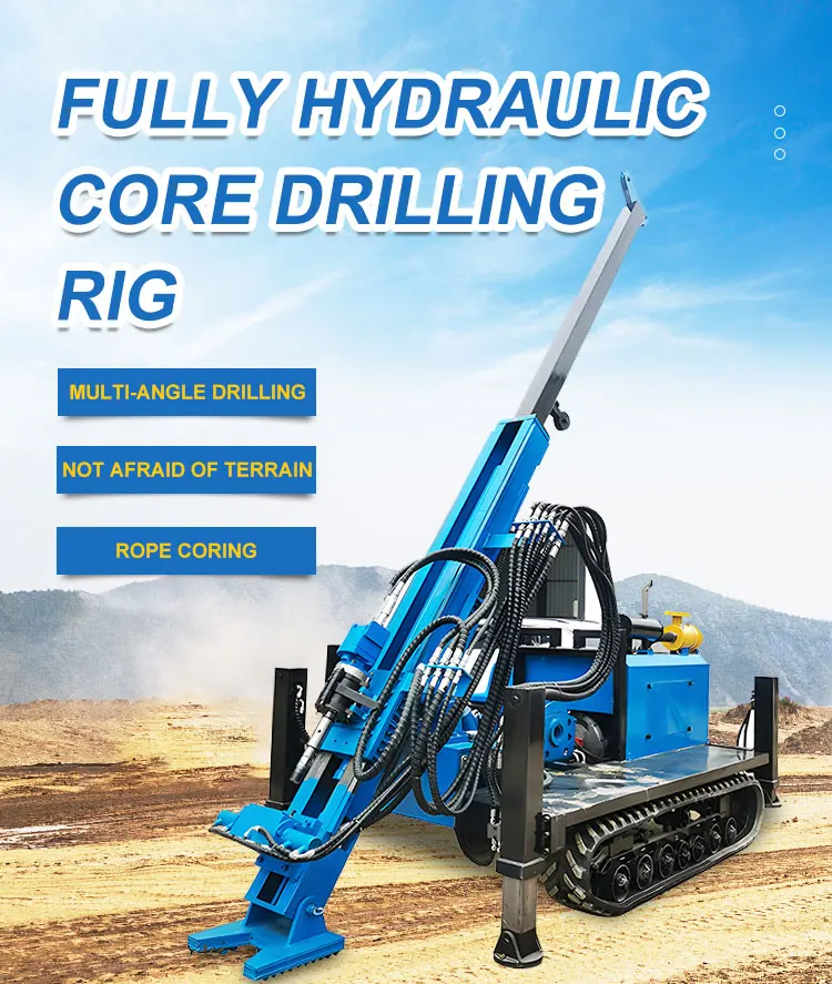 Truck Mounted Diesel Hydraulic Vertical Shaft Rotary Core Drilling Rig ...