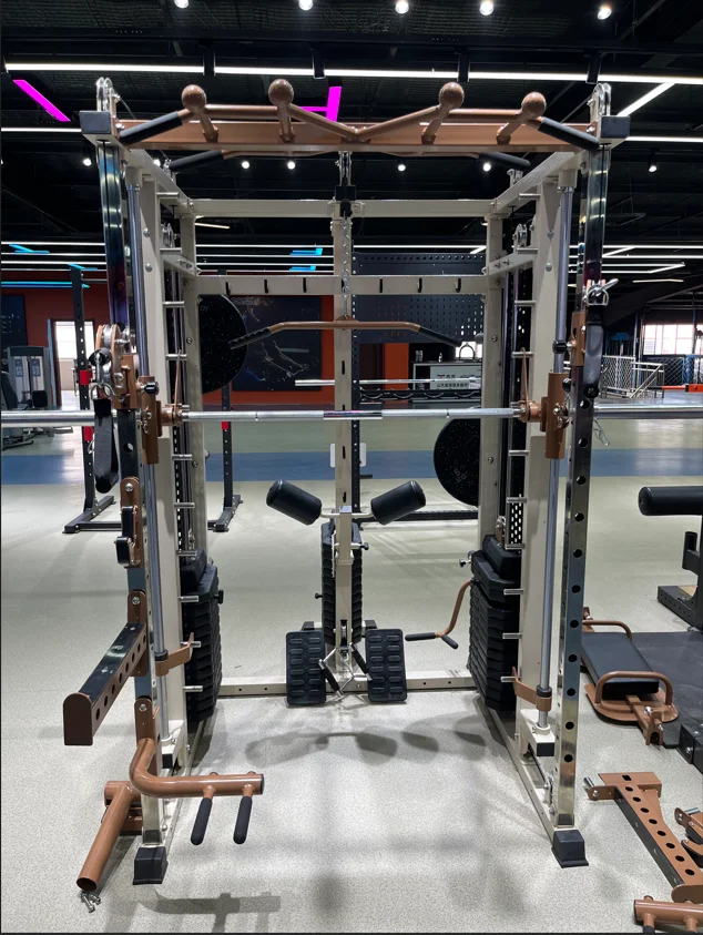 XinRui Multifunction Home Gym Multi Function Station Equipment Smith Machine Power Rack Multi ...