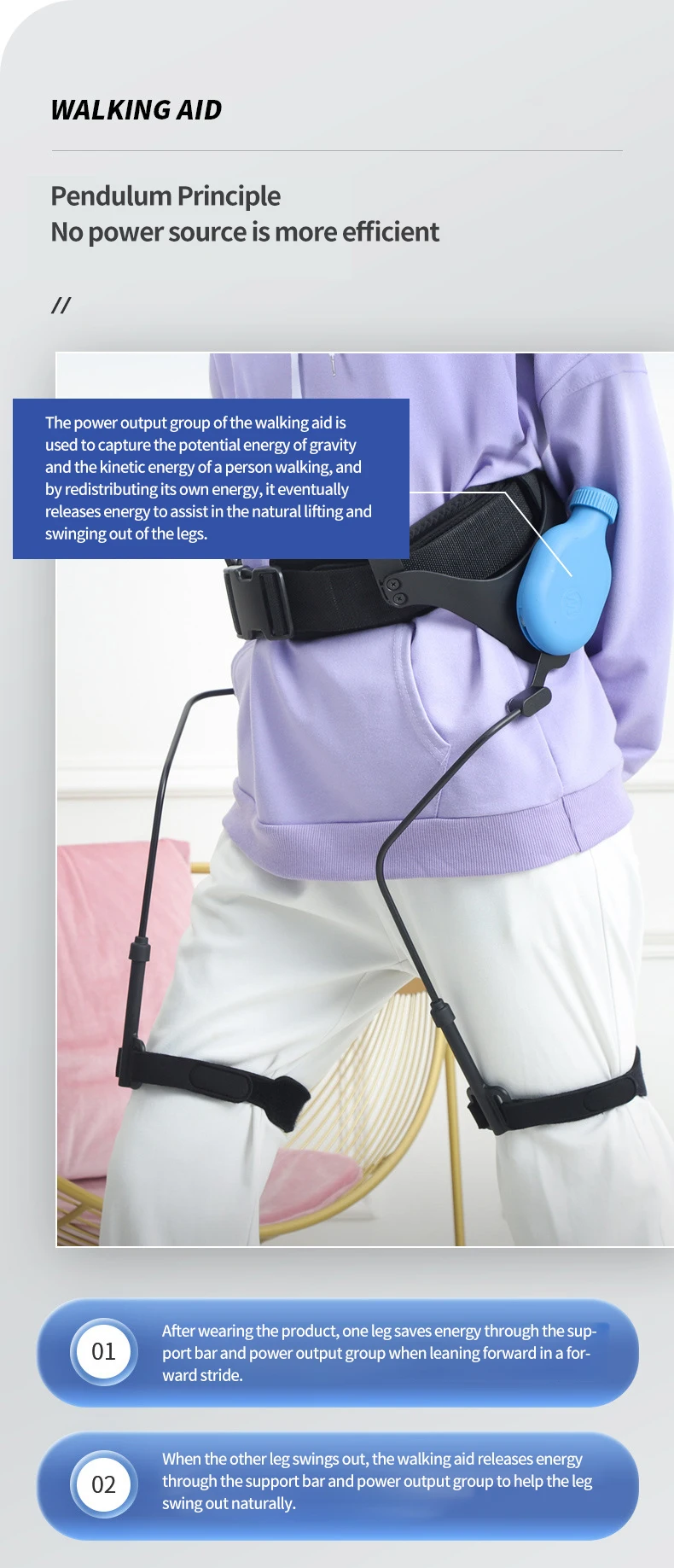Walking Aid - TAJIE Exoskeleton Walker for Rehabilitation