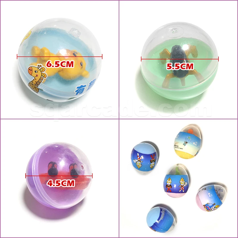 Customizable Full Transparent Mini Vending Machine Capsule Toys for ...