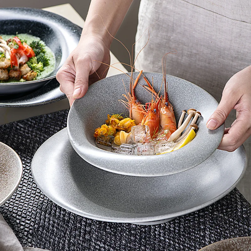 Black Ceramic Dinnerware Set 30pcs Porcelain Dinnerware Sets Wholesale ...