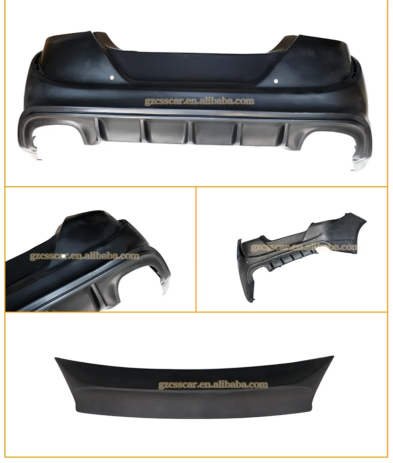 Porsche Panamera 970 Bumper Character Style Fiberglass Kit