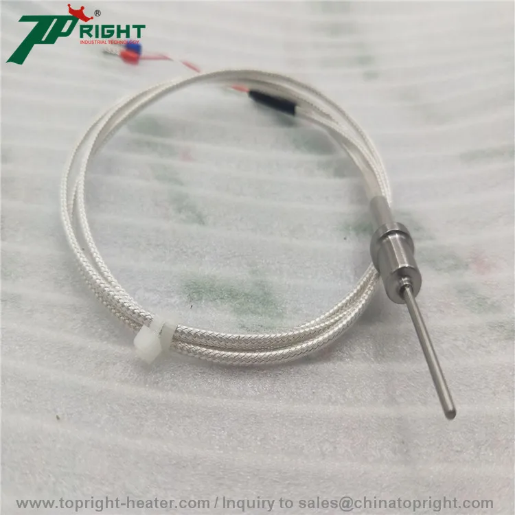 2wire/3wire Pt100 Temperature Sensor Stainless Steel Probe 2x29mm With ...