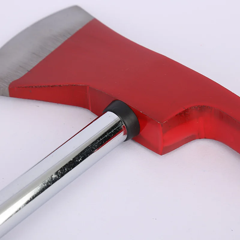 Fire Axe - High Carbon Steel Fireman Axe with Rubber Handle