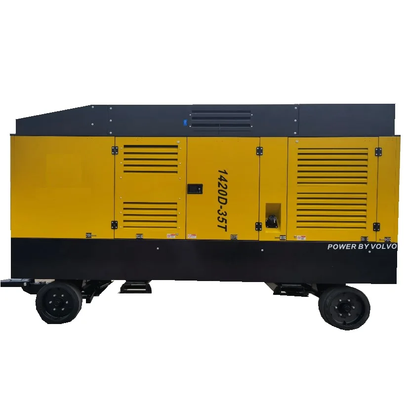 Hot Sale Diesel Engine Driving Screw Type air Compressor for Oilfield ...