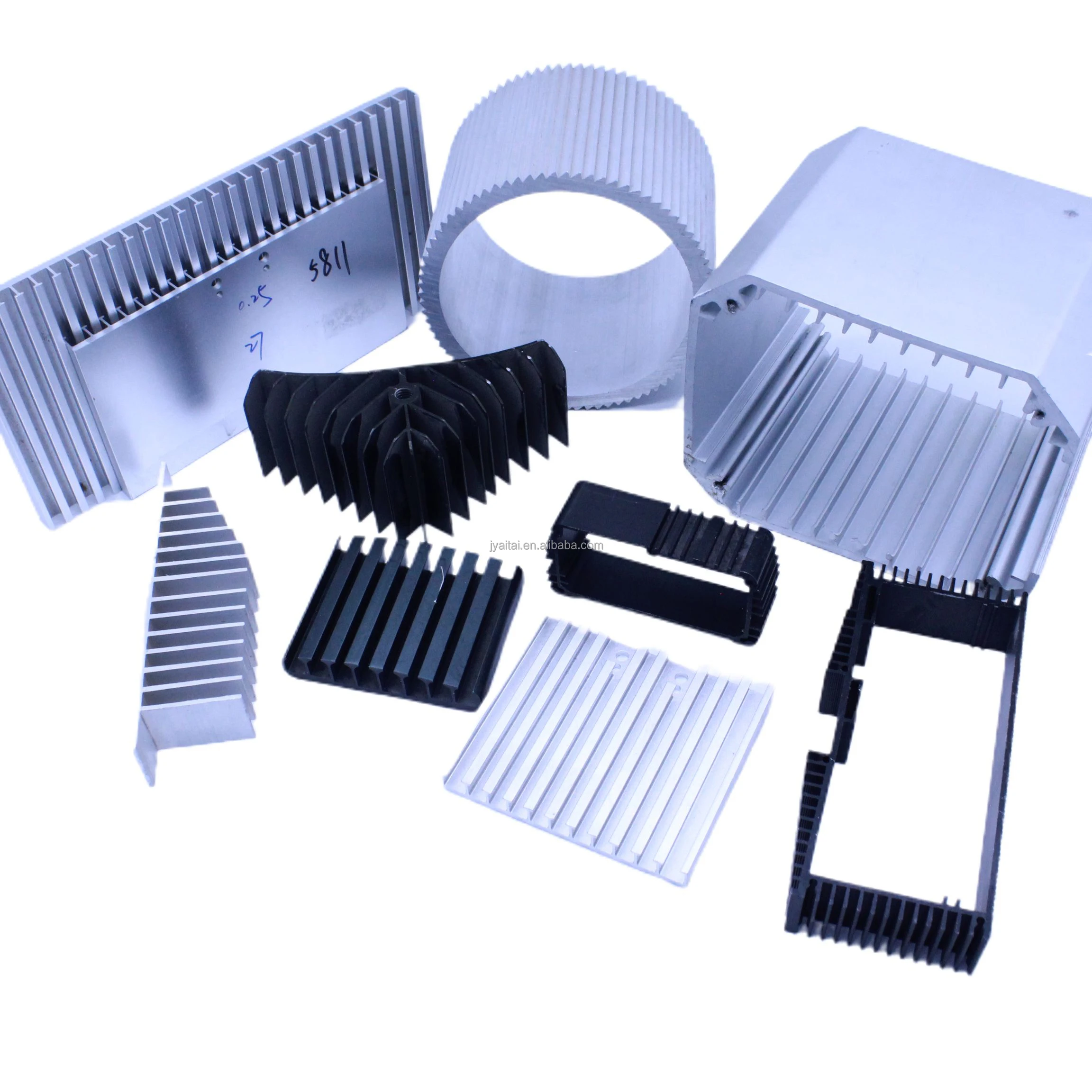 industrial aluminum profile radiator cnc aluminium profile manufacture ...