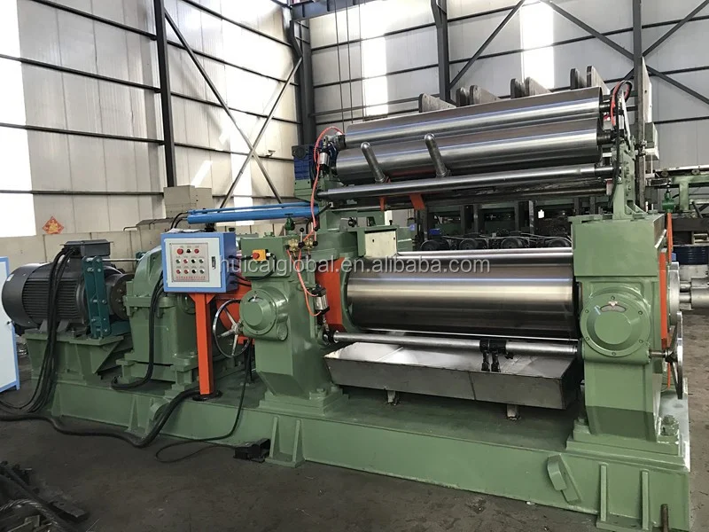 Rubber Compound Two Roll Mill Open Mixing Mill Machine Two Roll Open ...