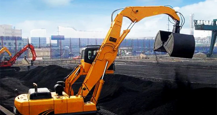 Closed Tightly Digging Coal Sand Hydraulic Rotary Shell Clamshell Grab ...