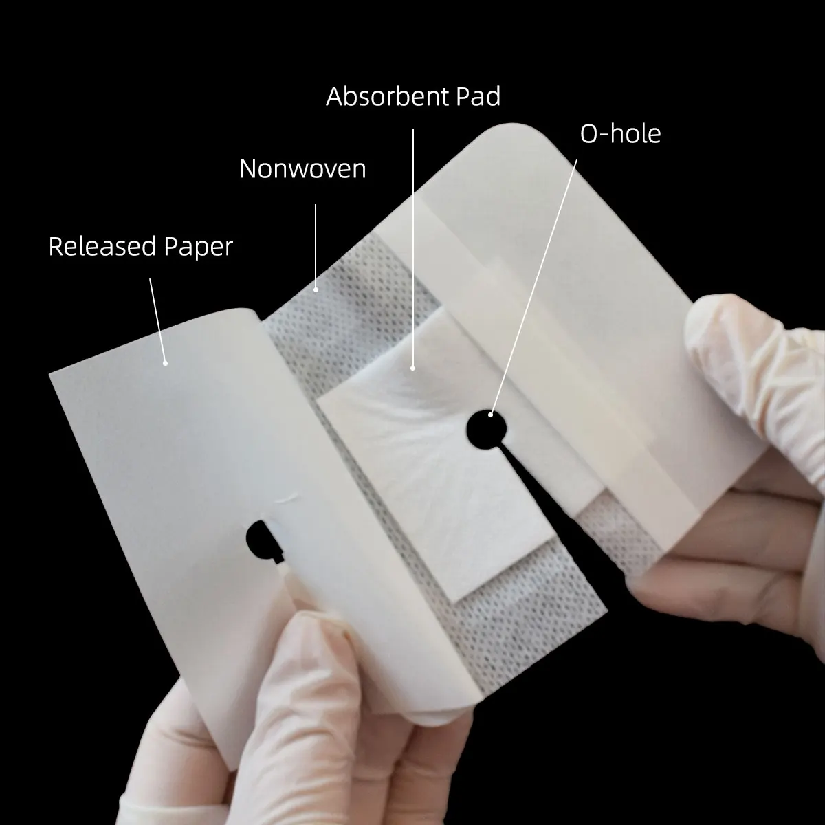Catheter Fixation Dressing Peritoneal Dialysis PD Catheter Bordered ...
