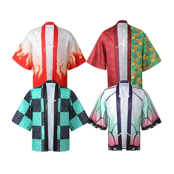 Cosplay Japanese Anime Kimetsu No Yaiba Tanjiro Kamado Tomioka Giyuu ...